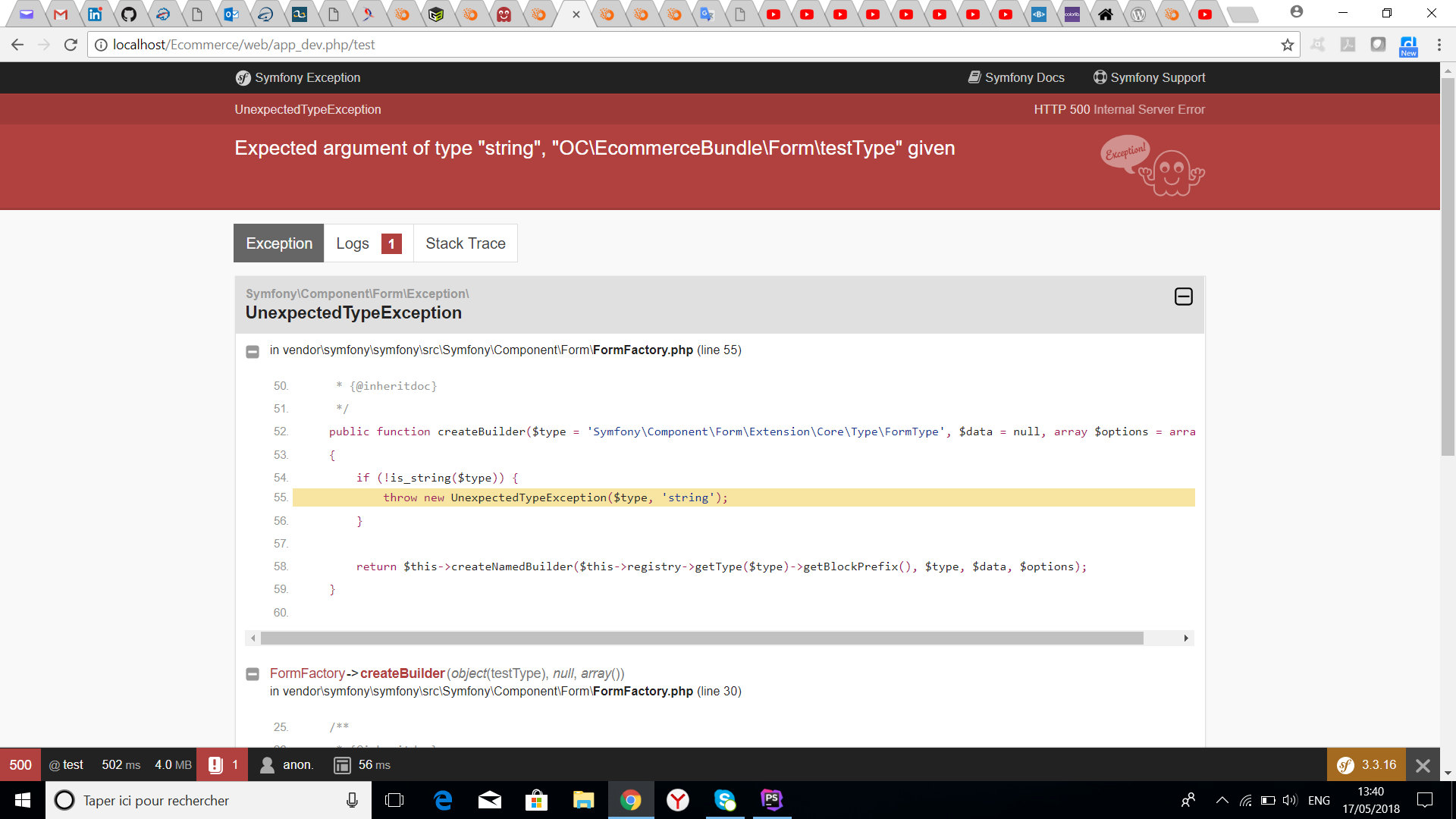 Mon formulaire ne s'affiche pas - Afficher les formulaire avec Symfony 3 par jeanphill - page 1 ...